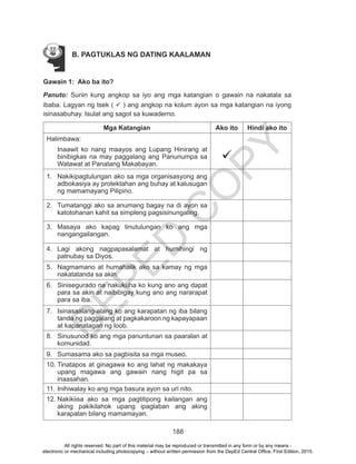 ESP Learners Module Grade 10 Unit 3 | PDF
