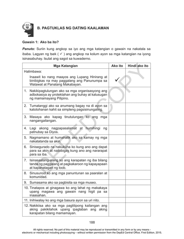 ESP Learners Module Grade 10 Unit 3 | PDF