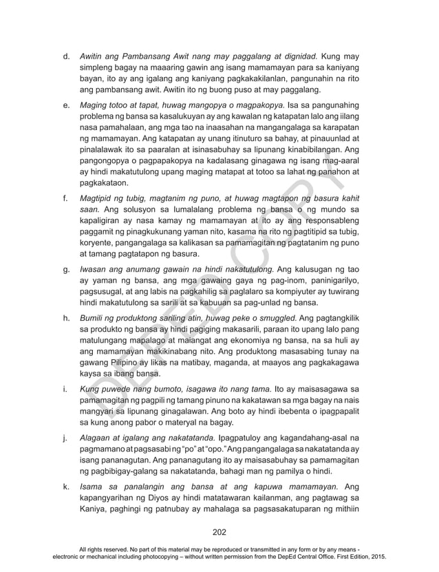 ESP Learners Module Grade 10 Unit 3 | PDF