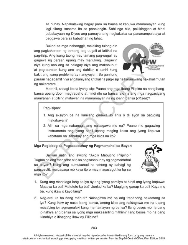 ESP Learners Module Grade 10 Unit 3 | PDF