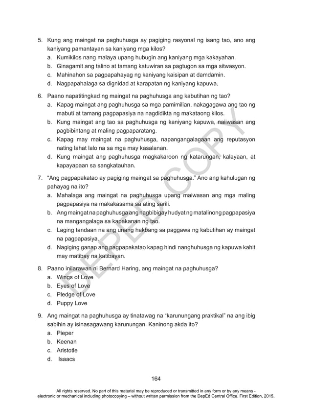 ESP Learners Module Grade 10 Unit 3 | PDF