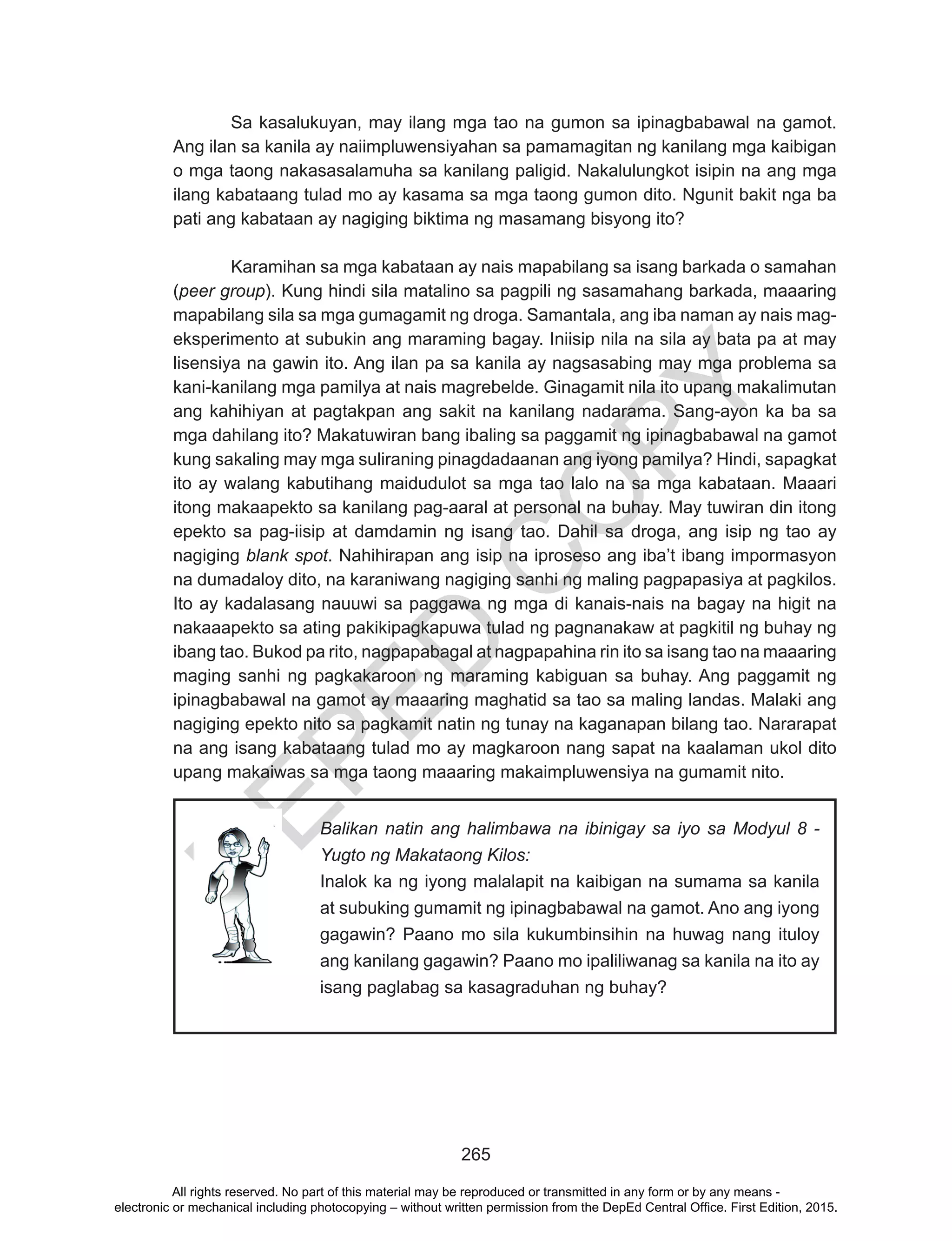 ESP Learners Module Grade 10 Unit 4 | PDF