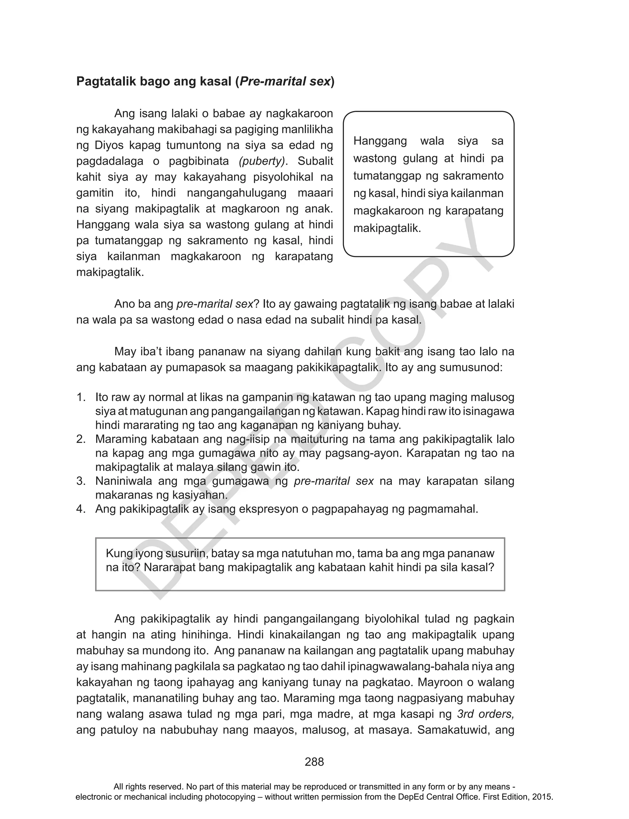 ESP Learners Module Grade 10 Unit 4 | PDF