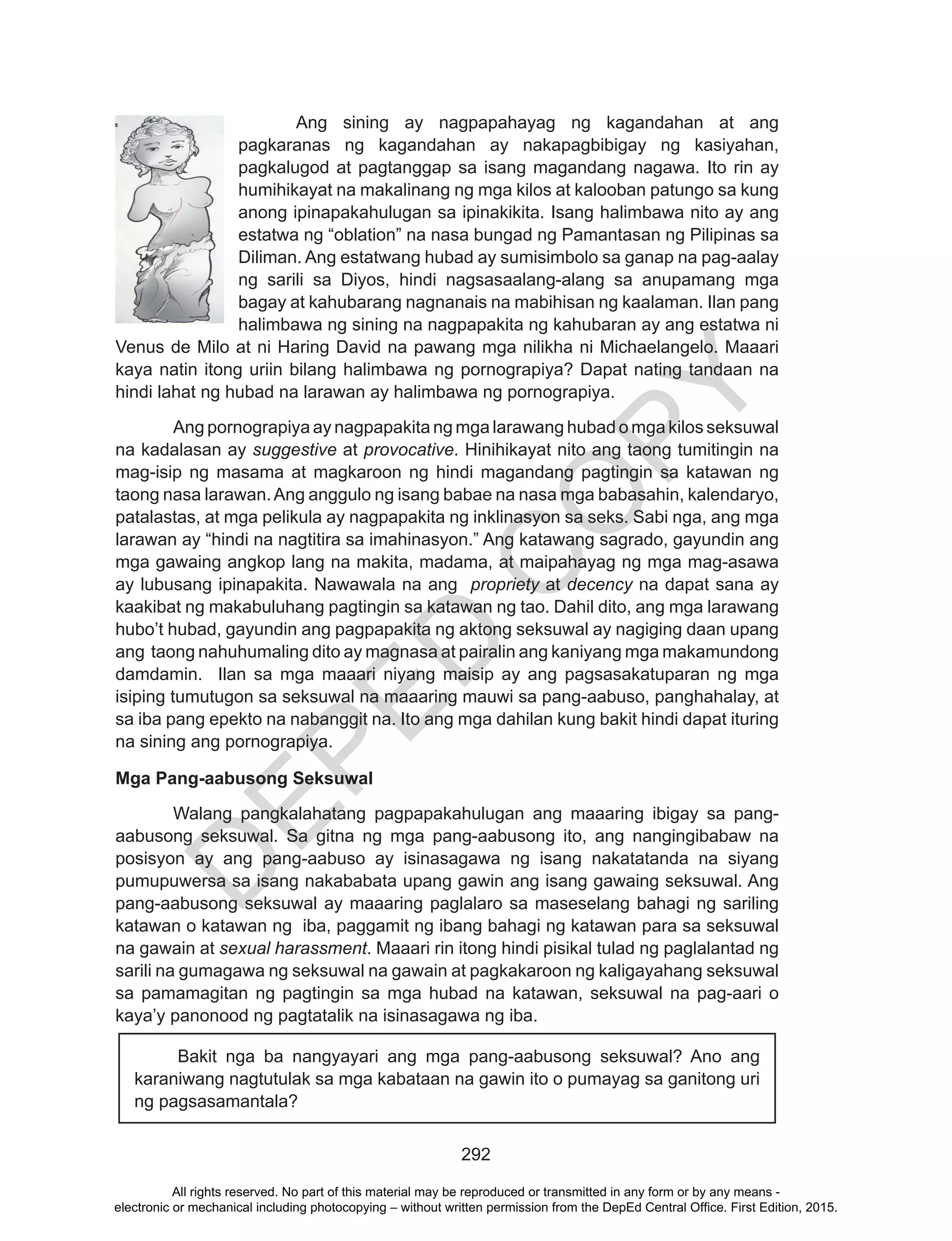 ESP Learners Module Grade 10 Unit 4 | PDF