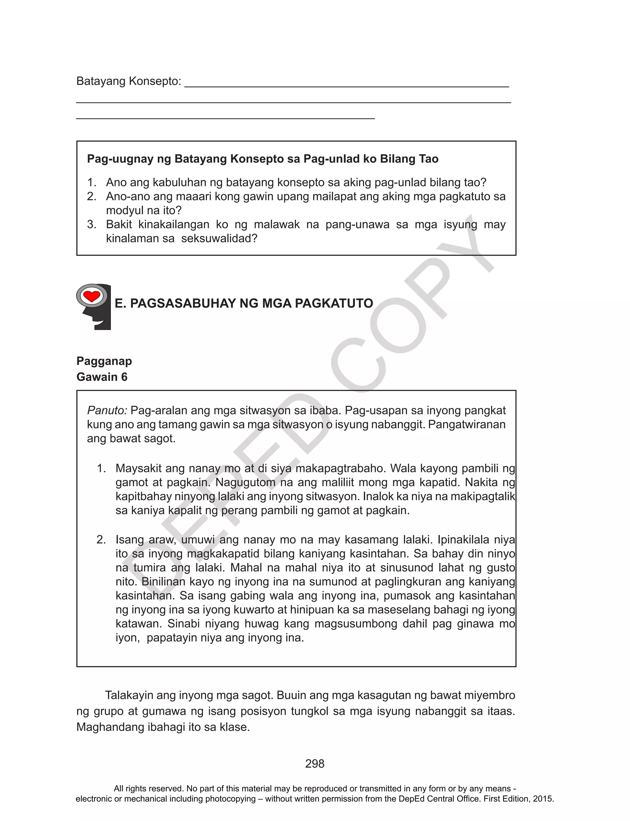 ESP Learners Module Grade 10 Unit 4 | PDF