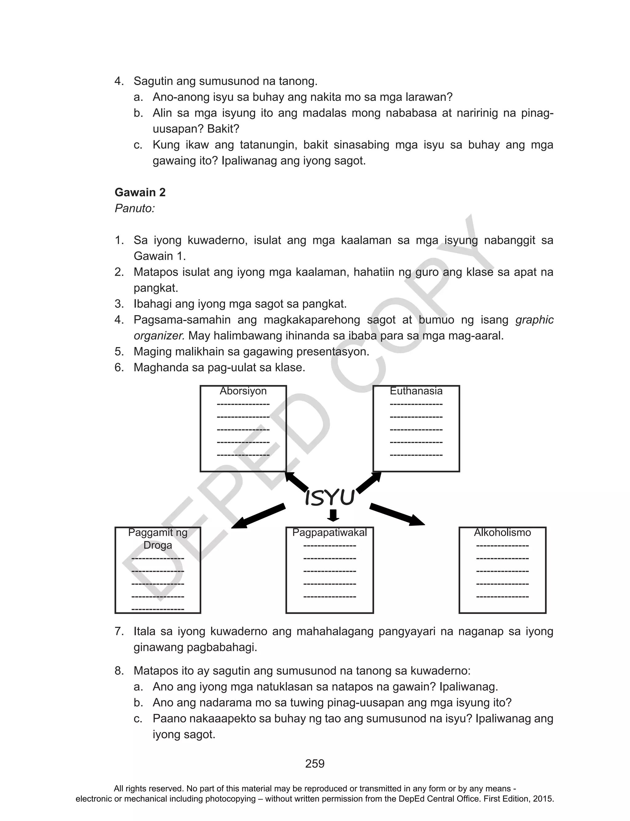 ESP Learners Module Grade 10 Unit 4 | PDF