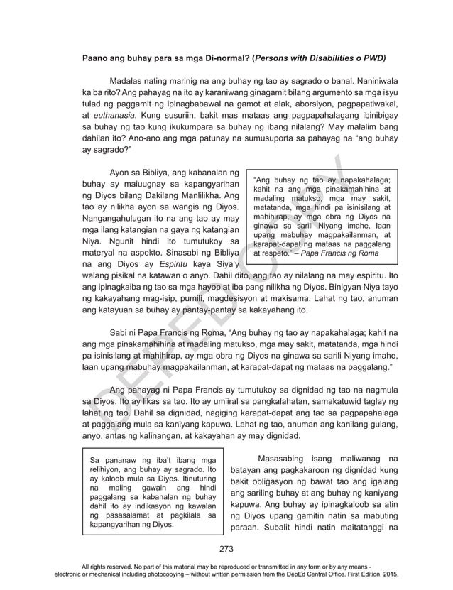 ESP Learners Module Grade 10 Unit 4 | PDF