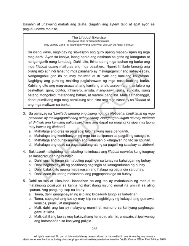 ESP Learners Module Grade 10 Unit 4 | PDF