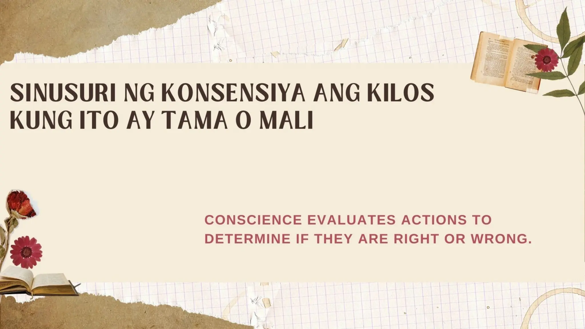 ESP 10 module 4 LessonThe relationship between conscience and natural ...