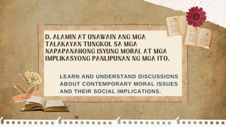 ESP 10 module 4 LessonThe relationship between conscience and natural ...