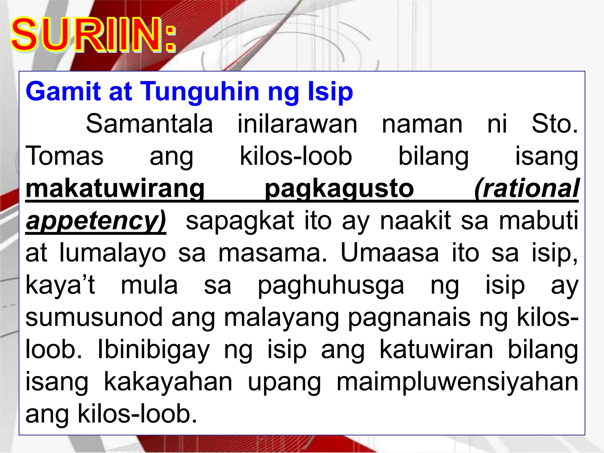 EsP 10 Q1_M2 (Ang Kapangyarihang Ipinagkaloob sa Tao: Isip (Intellect ...