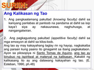 EsP 10 Q1_M2 (Ang Kapangyarihang Ipinagkaloob sa Tao: Isip (Intellect ...