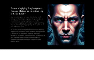 edukasyon sa pagpapakatao week 1 Quarter 1 | PPTX