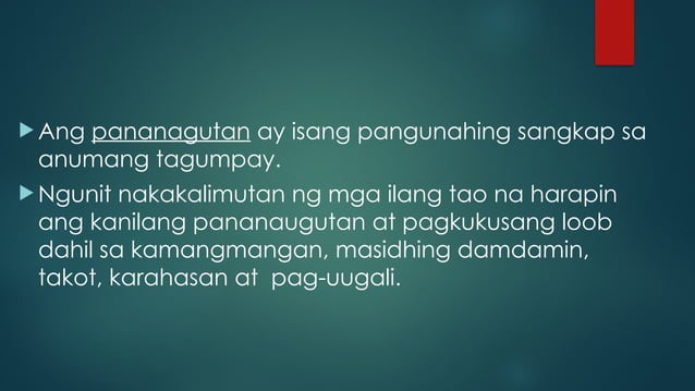 ESP 10 Q2 Module 4 ADM MODULE.. PANANAGUTAN SA KAHIHINATNAN NG KILOS AT PASIYA | PPTX