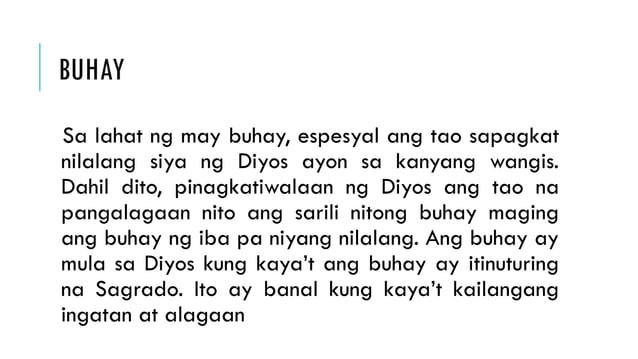 Paggalang sa buhay (Isyu sa paglabag sa buhay).pptx