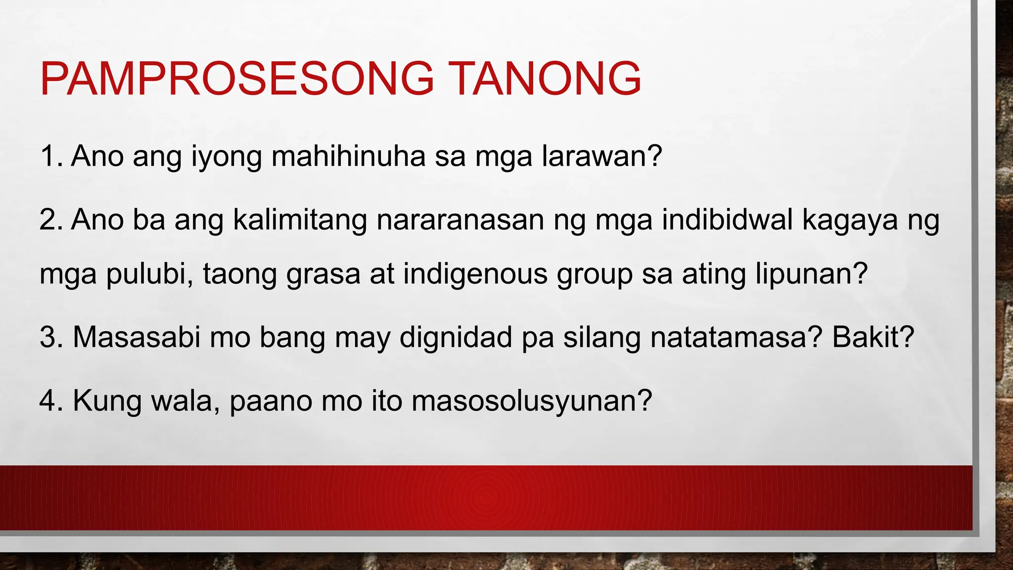 ESP 10 WEEK 7-8 Pagpapahalaga sa Dignidad ng Tao | PPTX