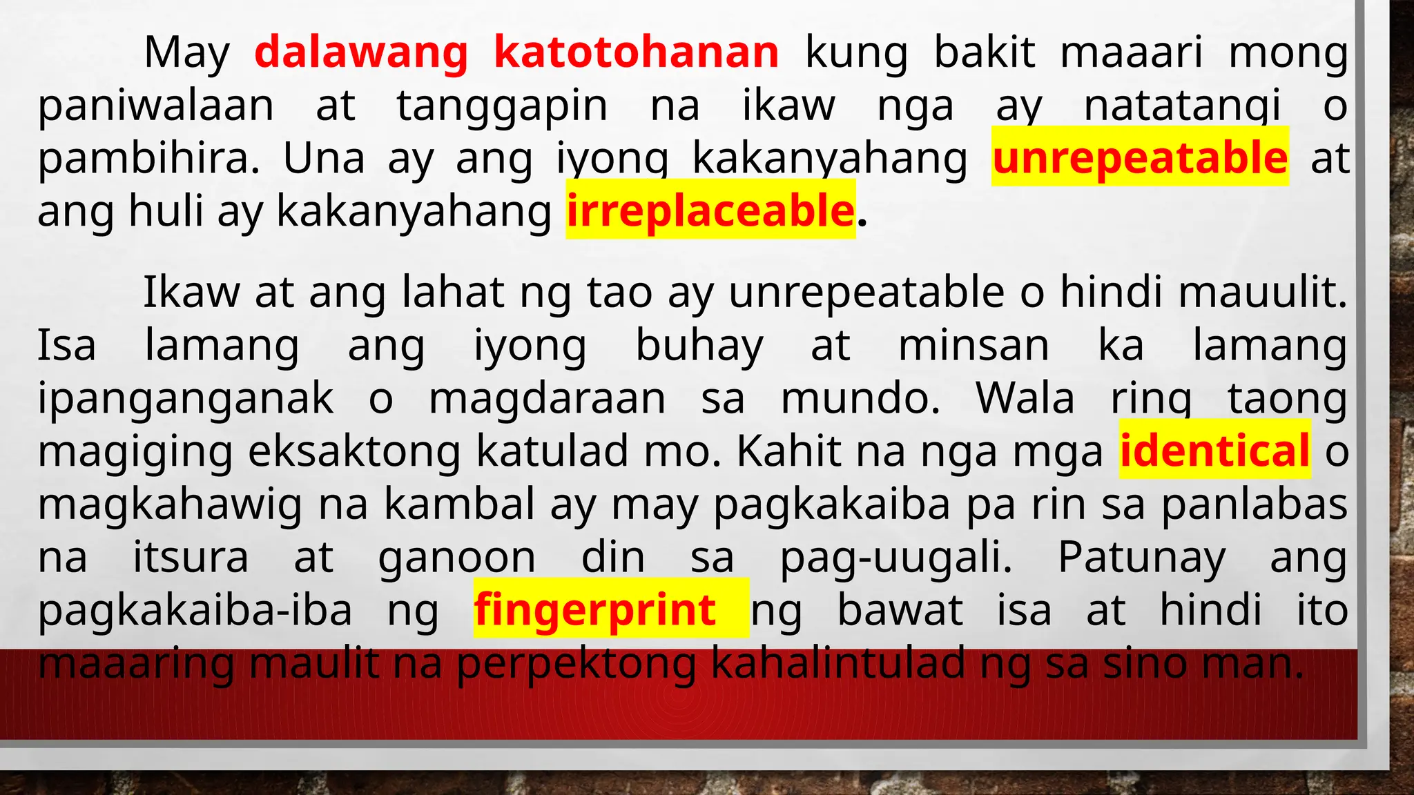 Esp 10 Week 7 8 Pagpapahalaga Sa Dignidad Ng Tao Ppt