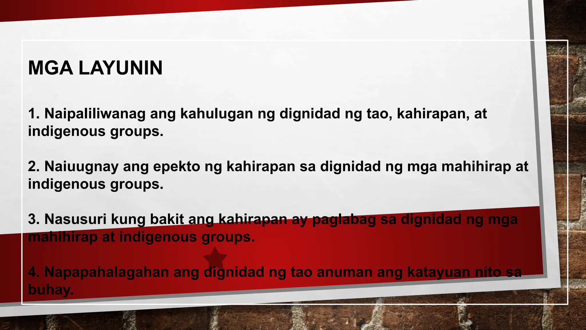 ESP 10 WEEK 7-8 Pagpapahalaga sa Dignidad ng Tao | PPTX