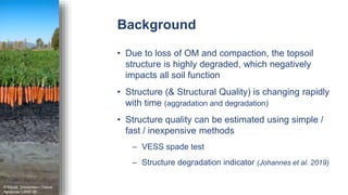 Soil organic carbon: thresholds and soil structure quality | PPTX