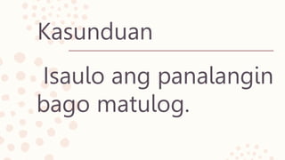 ESP 1 PPT Q4 W3 - DAY 1 - Pamamaraan Ng Pakikipag-Ugnayan Sa Panginoon Sa Pamamagitan Ng Pag ...