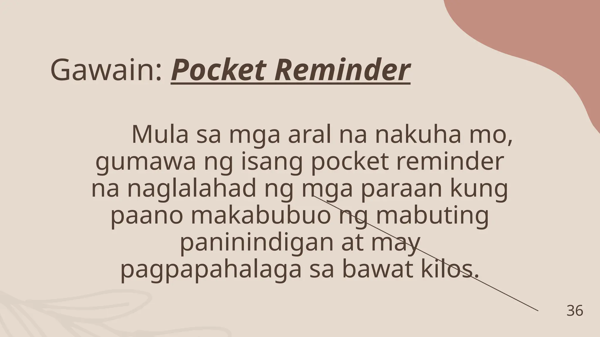 Ang Kabutihan o Kasamaan ng Kilos ayon sa Paninindigam, Gintong Aral at ...