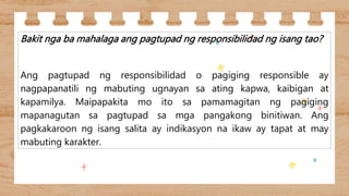 Edukasyon sa pagpapakatao grade 6 powerpoint | PPTX