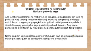 Edukasyon sa pagpapakatao grade 6 powerpoint | PPTX