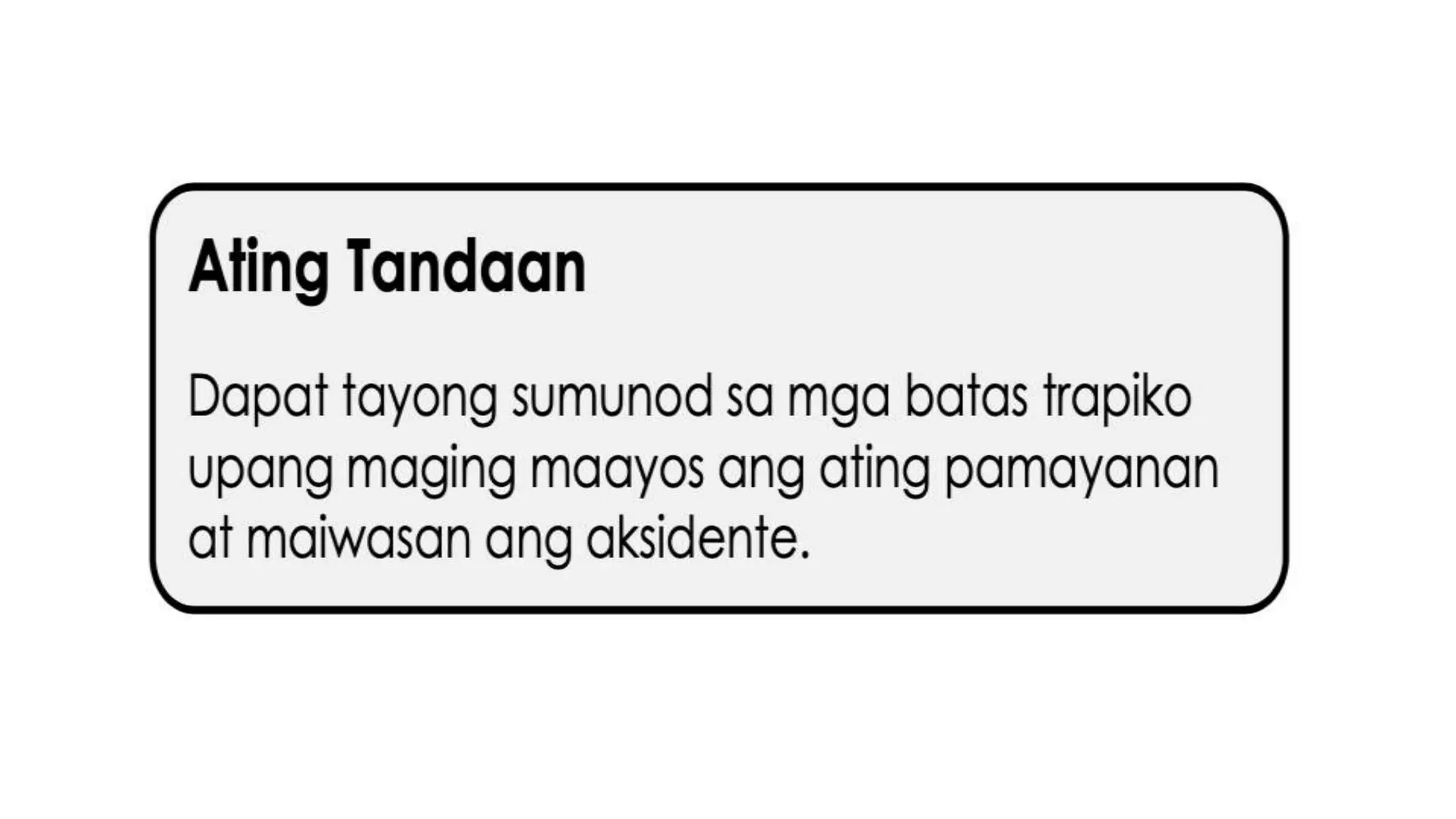 esp 2nd topic batas trapiko edukasyon sa pagpapakatao | PPTX