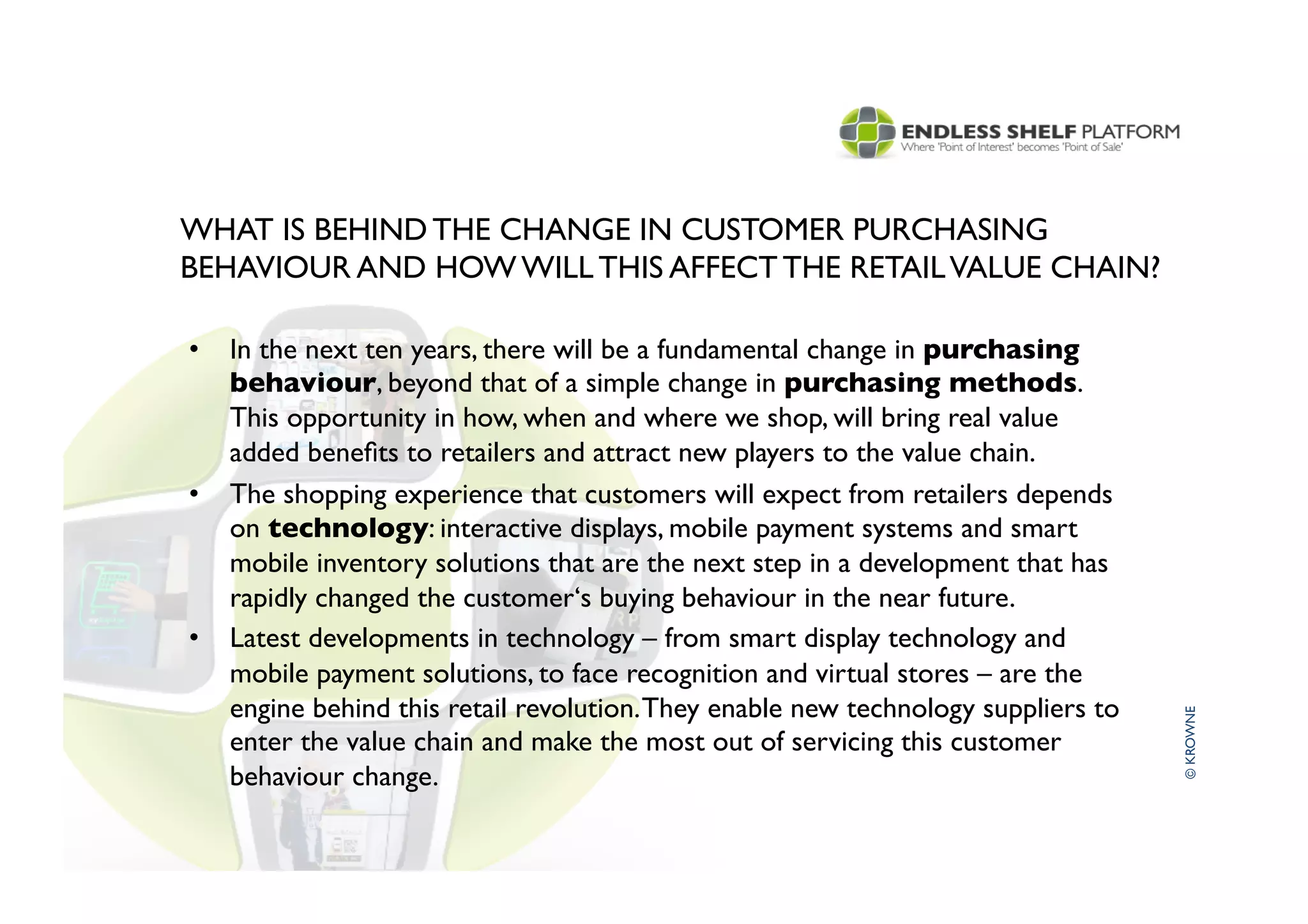 Endless Shelf Platform - A Proposal | PDF