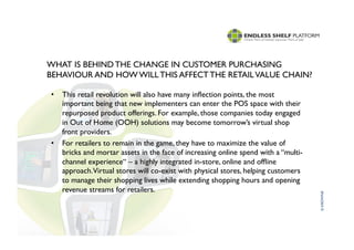 Endless Shelf Platform - A Proposal | PDF