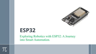 ESP32 is a series of low-cost, low-power system on chip microcontrollers with integrated Wi-Fi ...