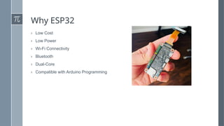 ESP32 is a series of low-cost, low-power system on chip microcontrollers with integrated Wi-Fi ...