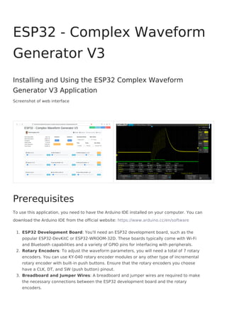 esp32-complex-waveform-generator-v3.pdf | Computer Peripherals | Computing