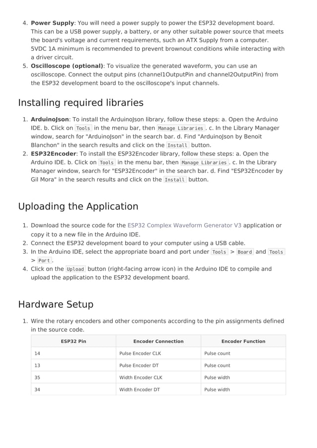 Esp32 Complex Waveform Generator V3 Pdf