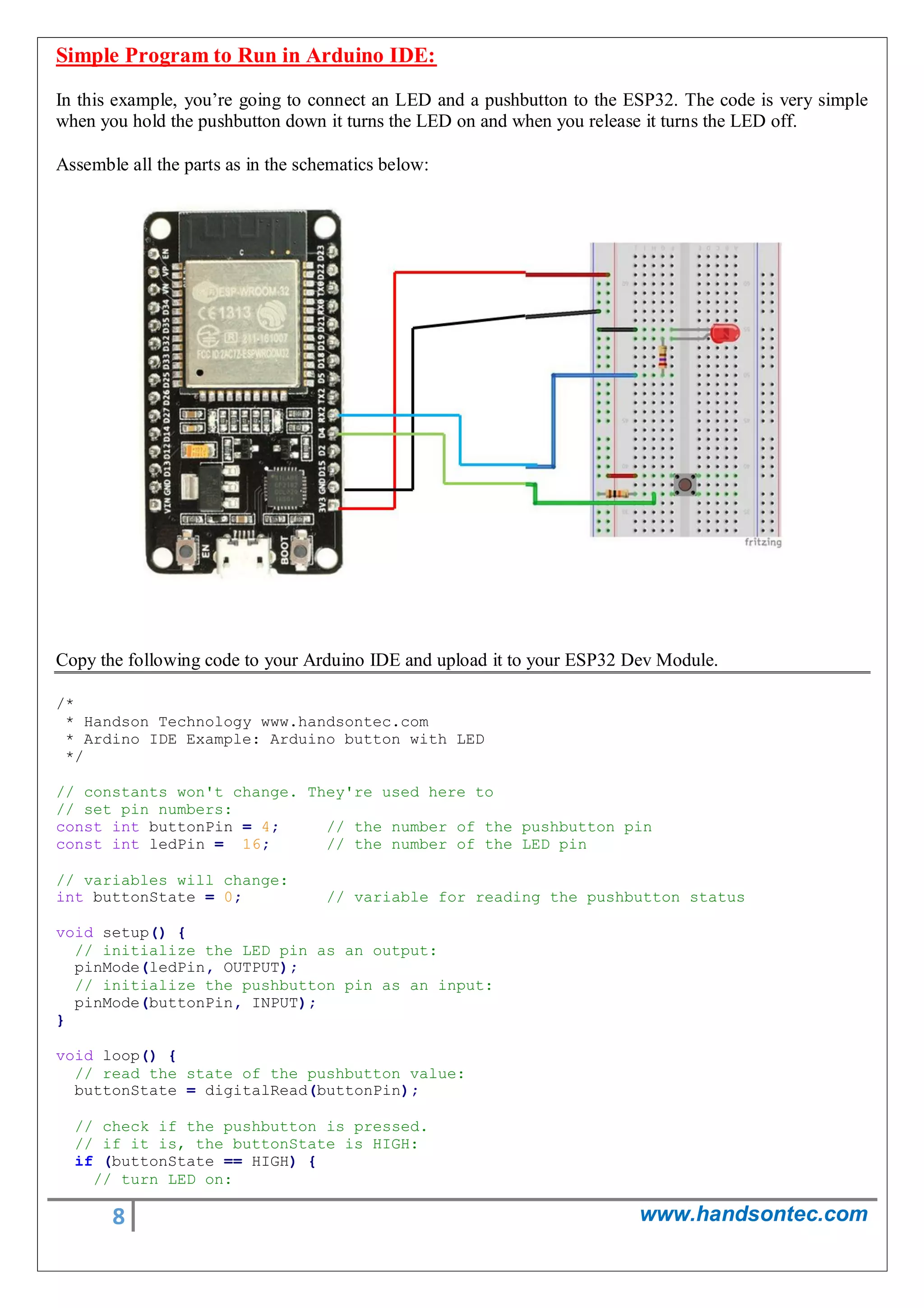 Esp32 Wifi And Bluetooth Module Getting Started Guide Pdf