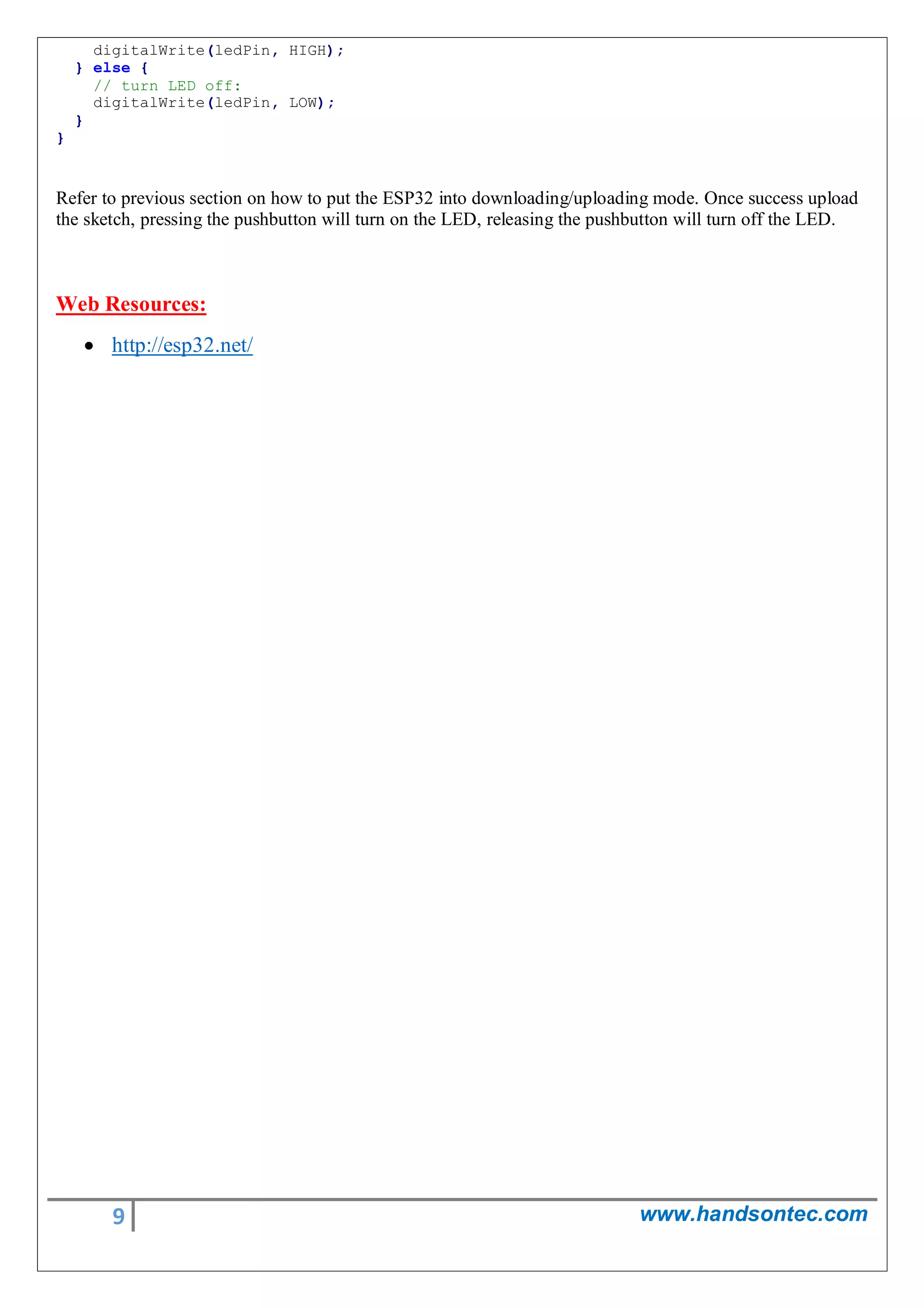 Esp32 Wifi And Bluetooth Module Getting Started Guide Pdf