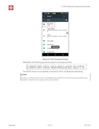 Esp32 bluetooth networking_user_guide_en | PDF