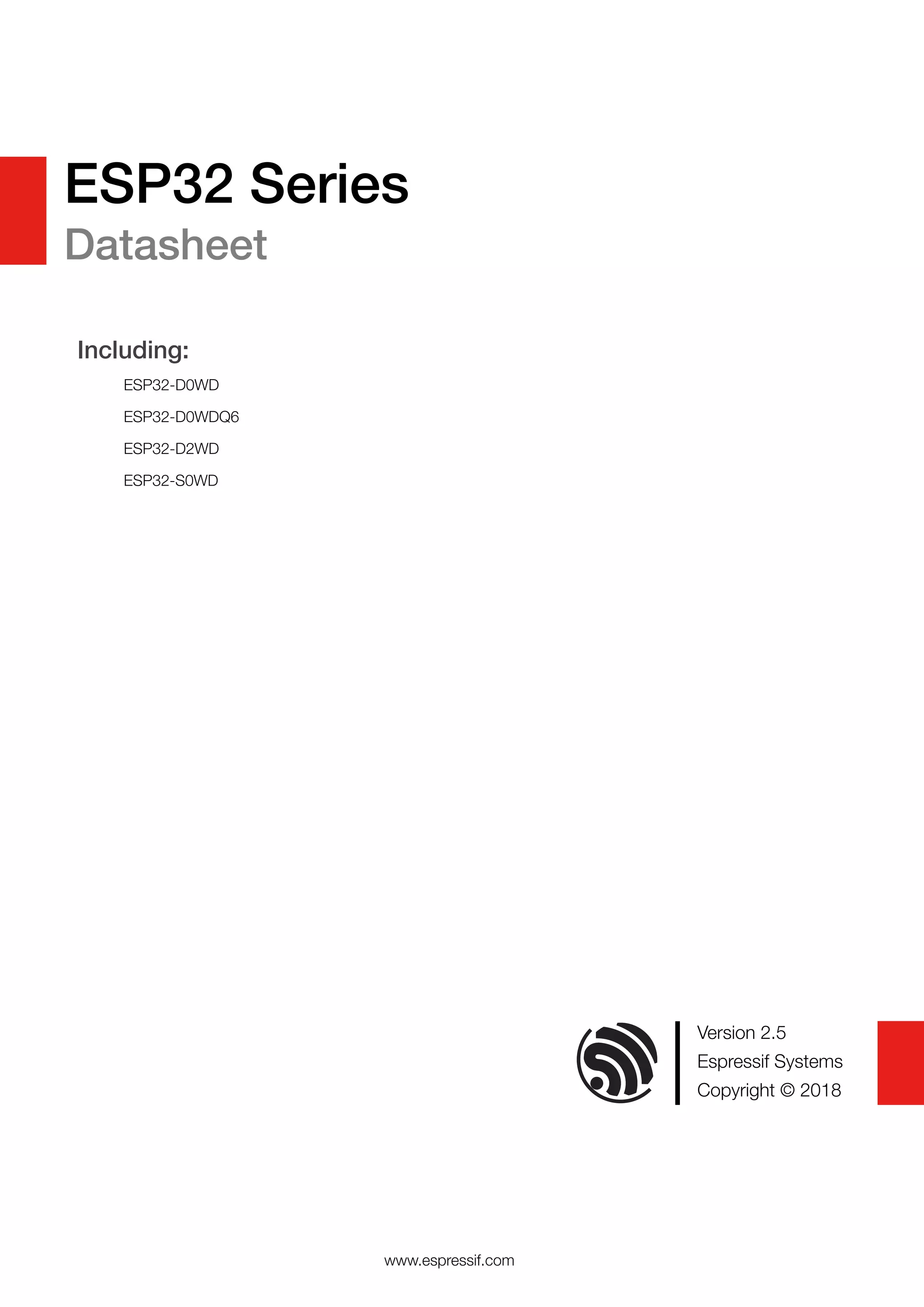Esp32 datasheet | PDF