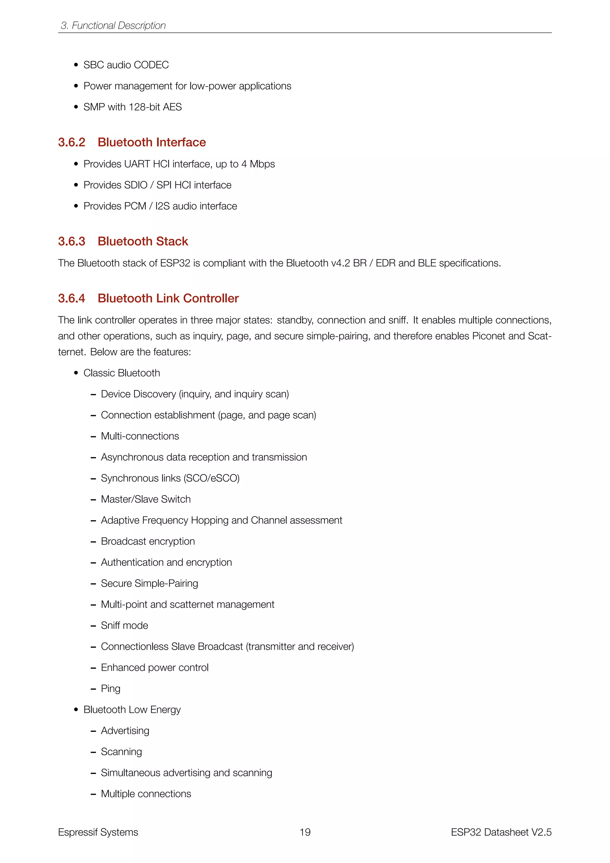 Esp32 datasheet | PDF