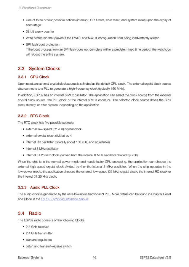 Esp32 datasheet | PDF
