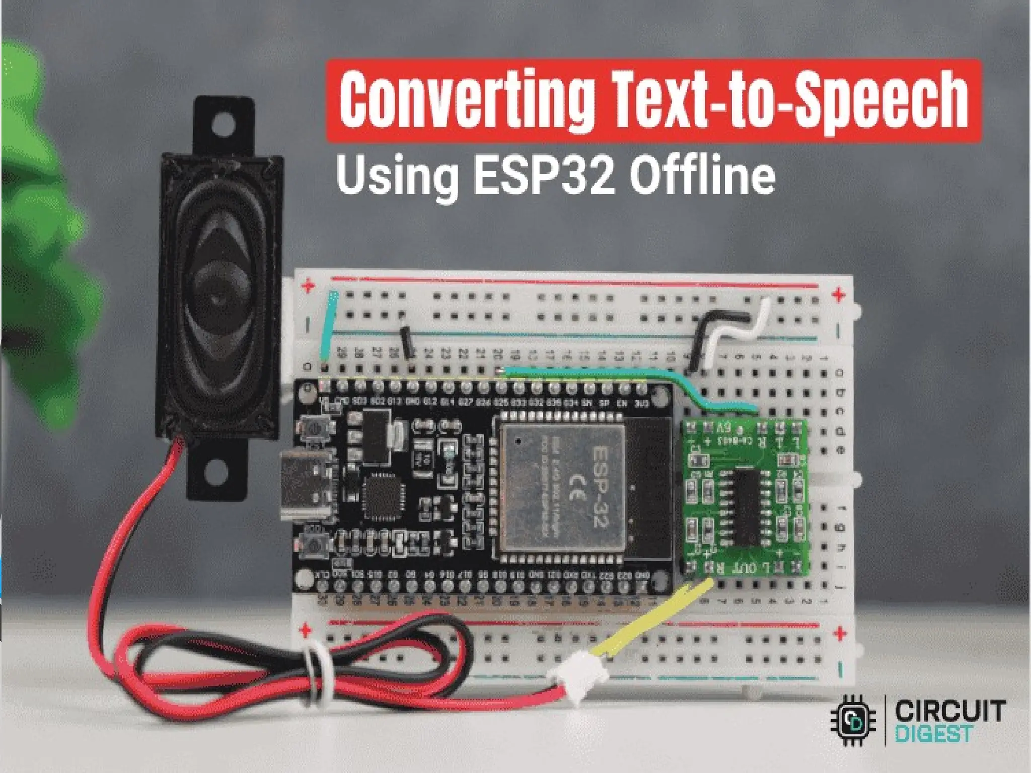 ESP32 Text-to-Speech Offline System | No Internet Required | PPTX