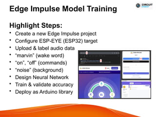 ESP32 Offline Voice Recognition Using Edge Impulse | PPTX