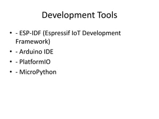 Simple Introduction about ESP32 Presentation | PPTX