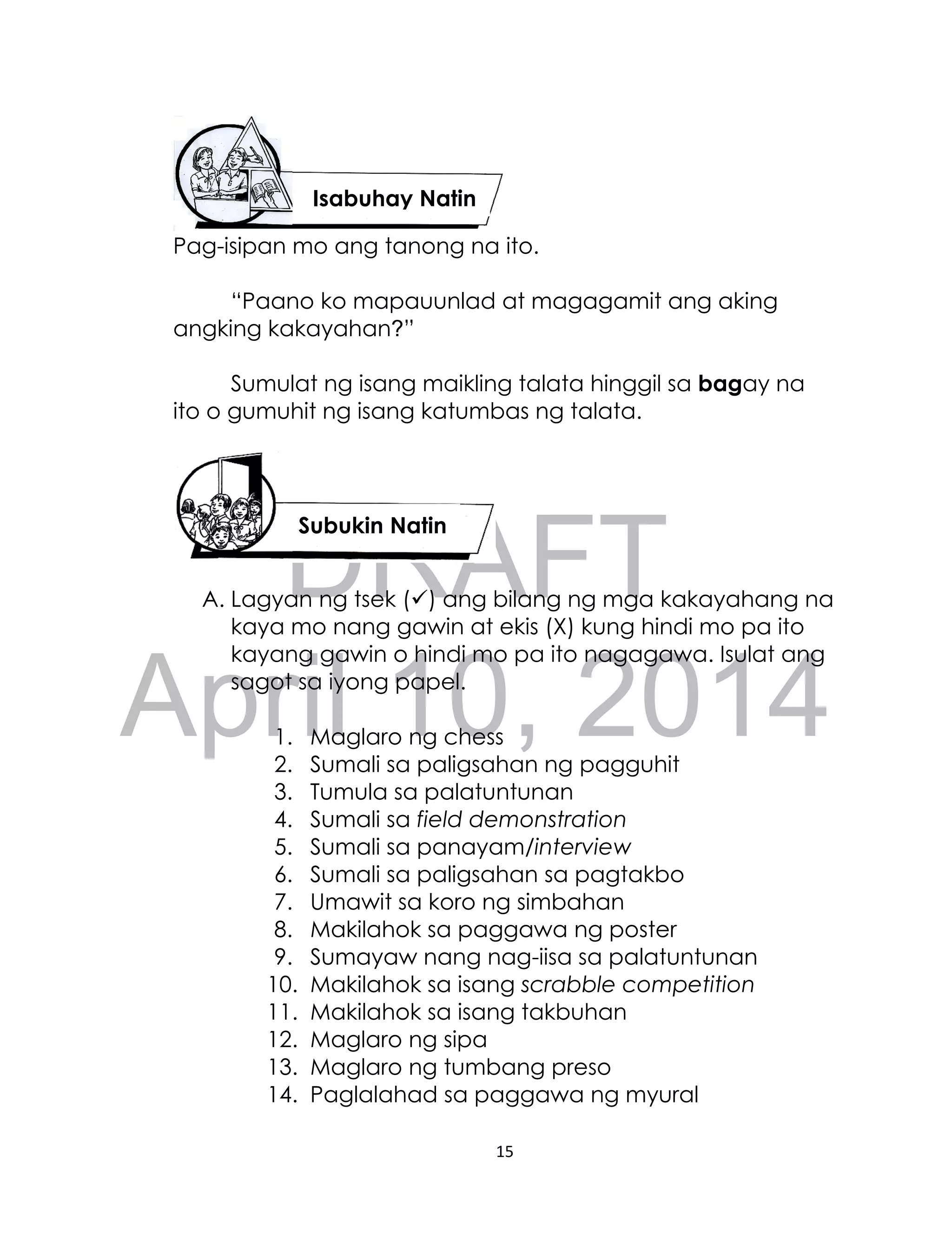 Grade 3 EsP Learners Module | PDF