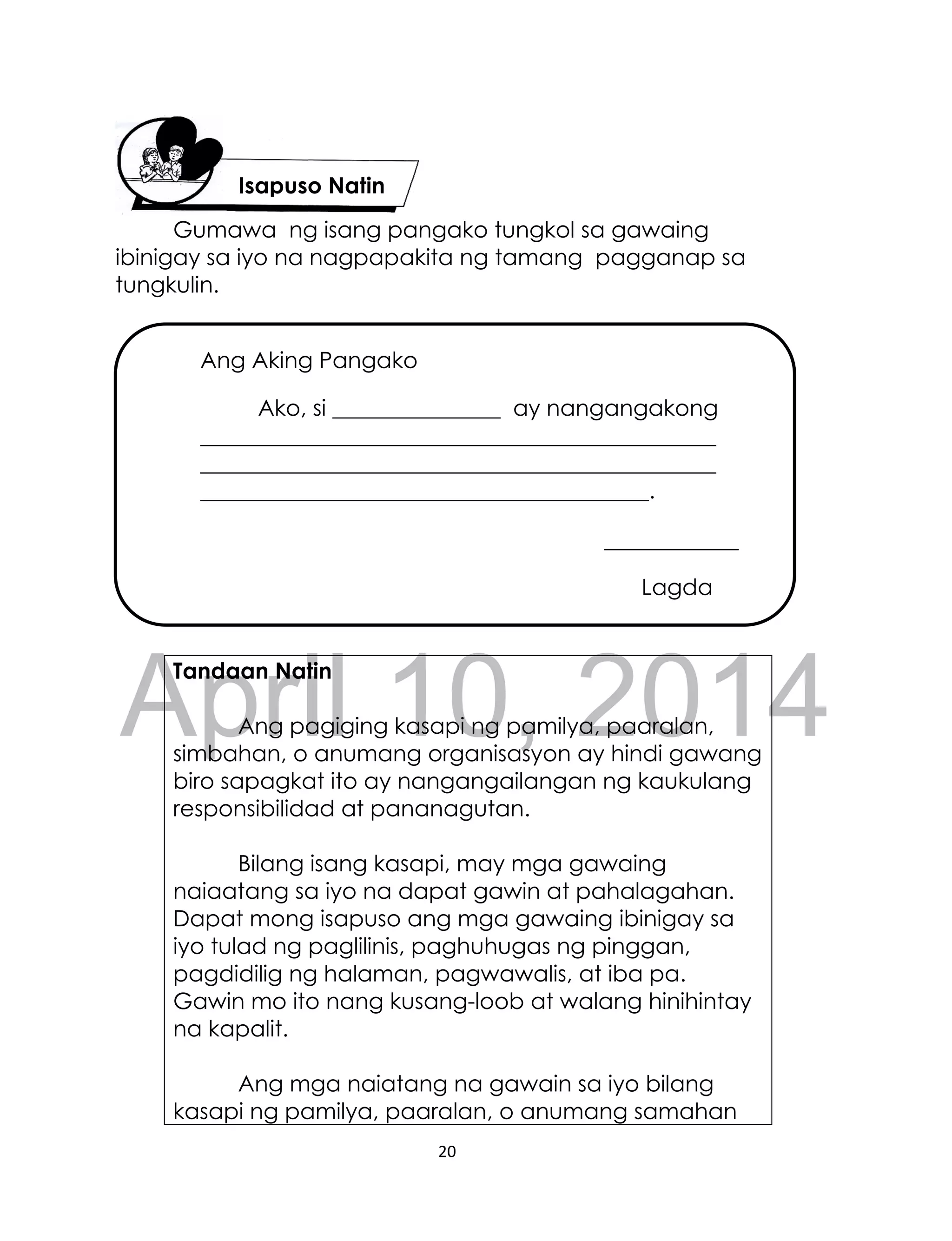 Grade 3 EsP Learners Module | PDF