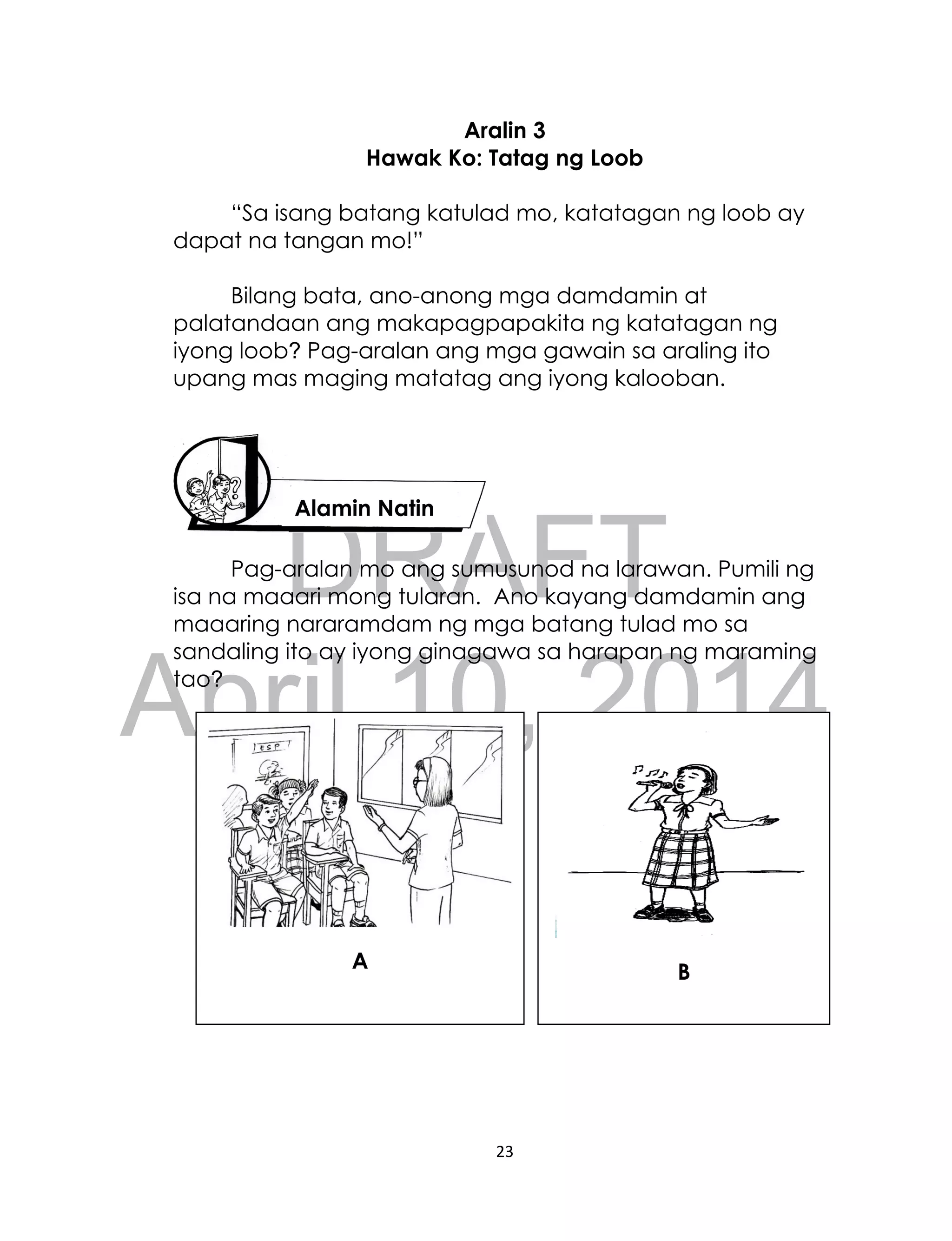 Grade 3 EsP Learners Module | PDF