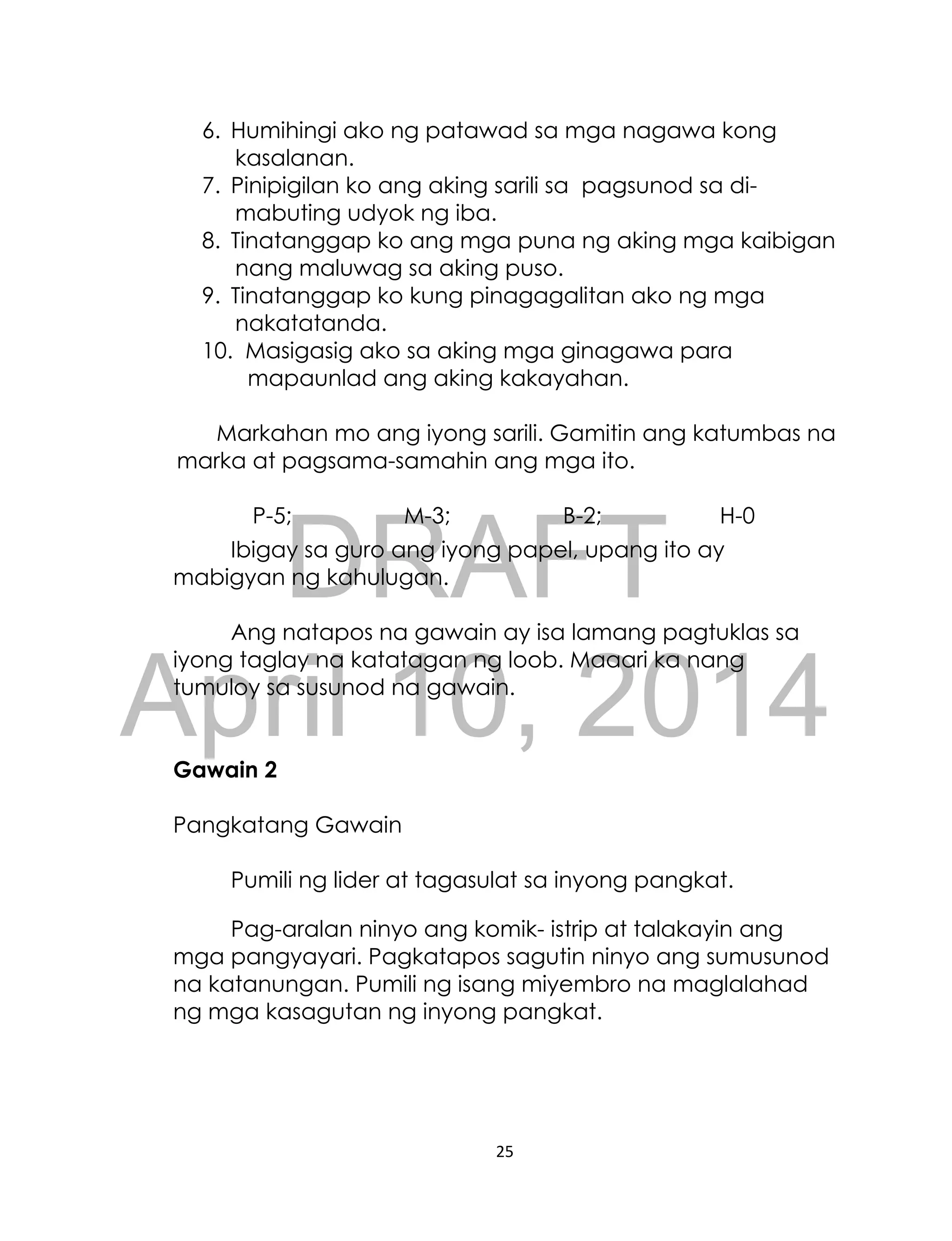 Grade 3 EsP Learners Module | PDF