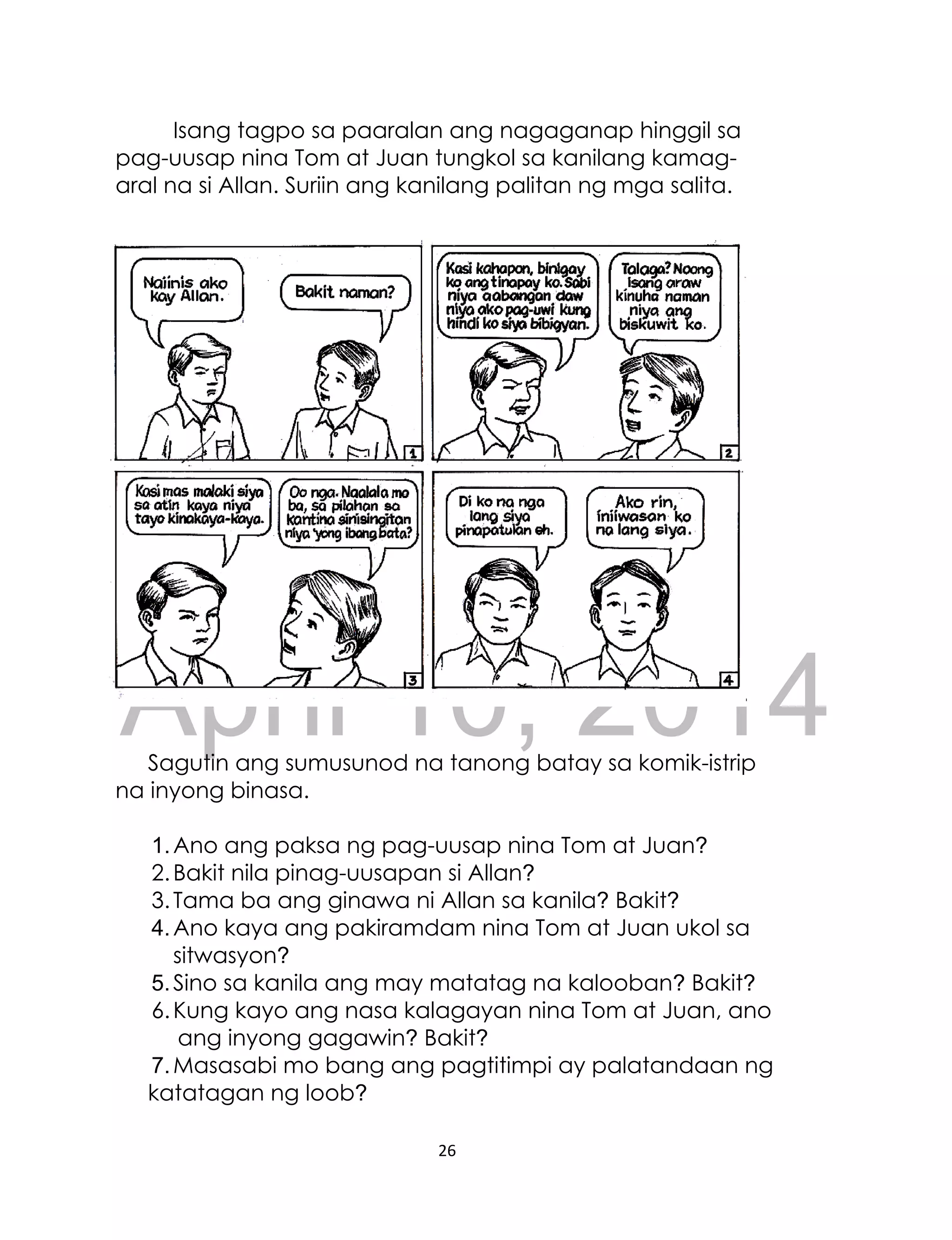 Grade 3 EsP Learners Module | PDF