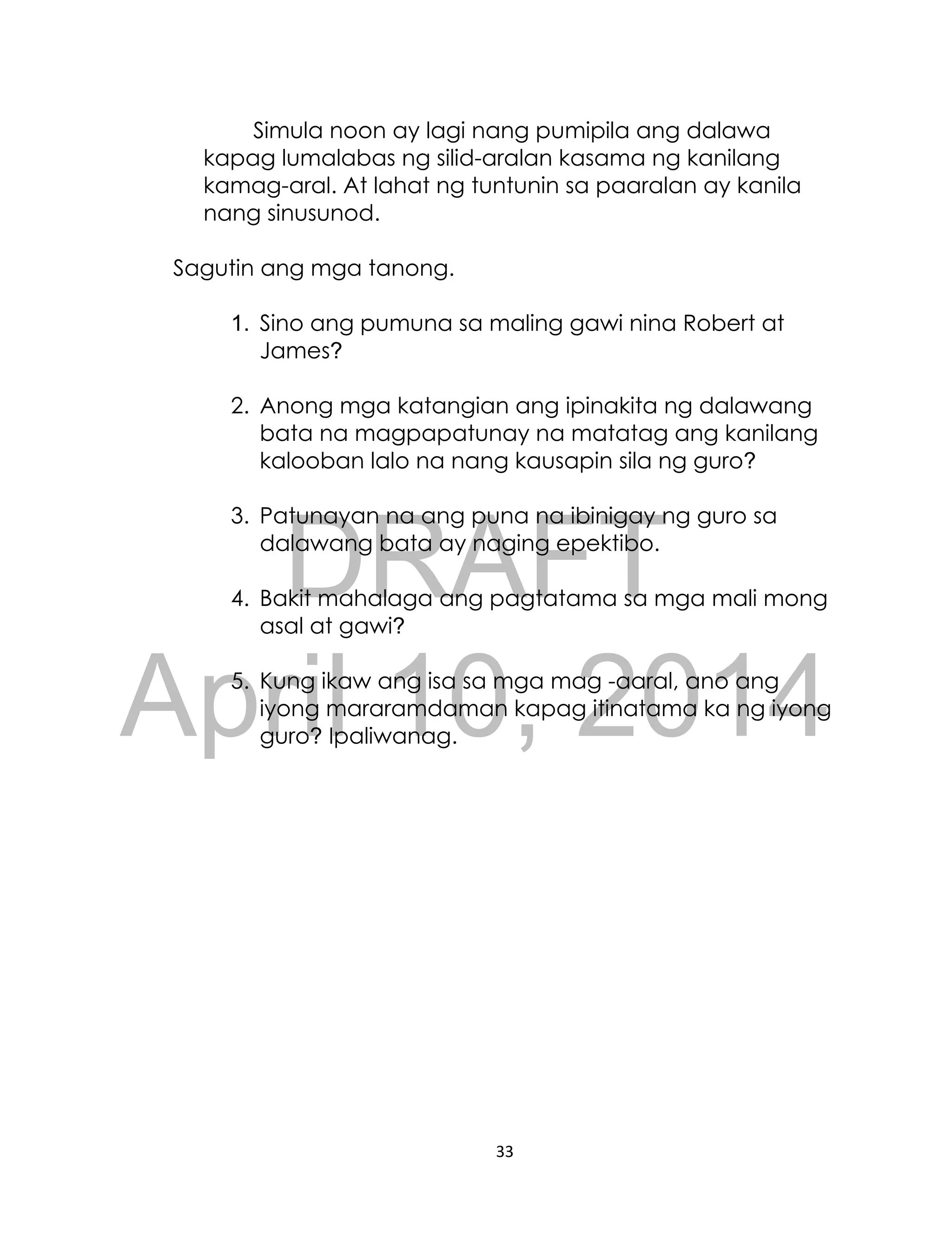 Grade 3 EsP Learners Module | PDF