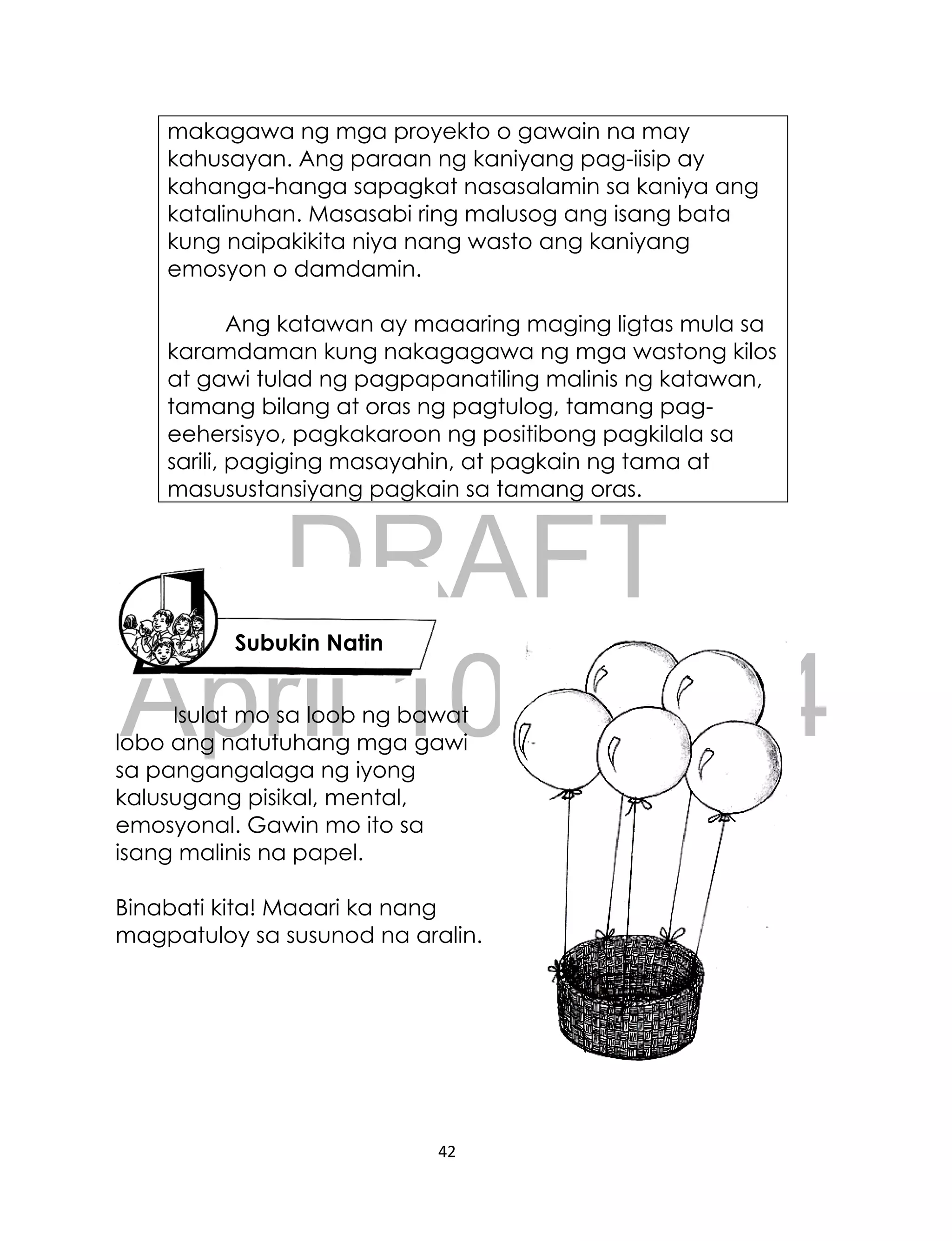 Grade 3 EsP Learners Module | PDF